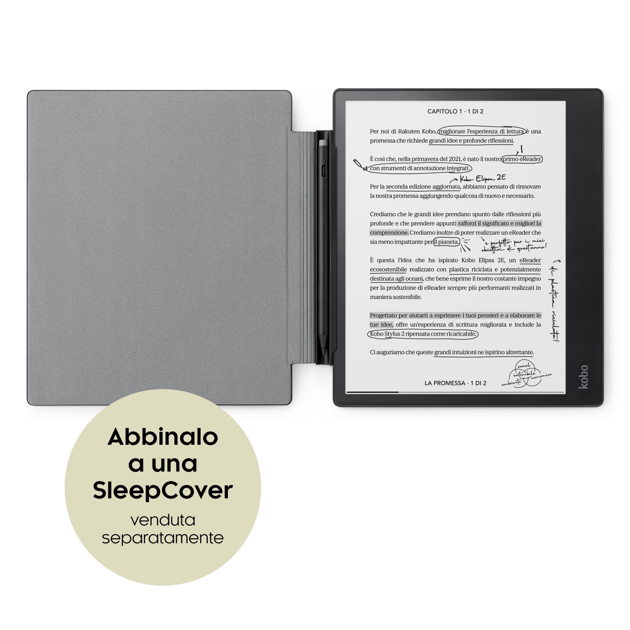 Kobo Elipsa 2E | Rakuten Kobo eReader Store Italia