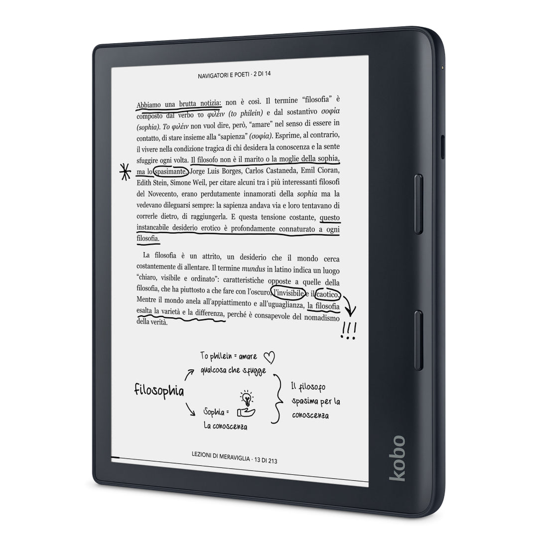 Kobo Sage | Rakuten Kobo eReader Store Italia